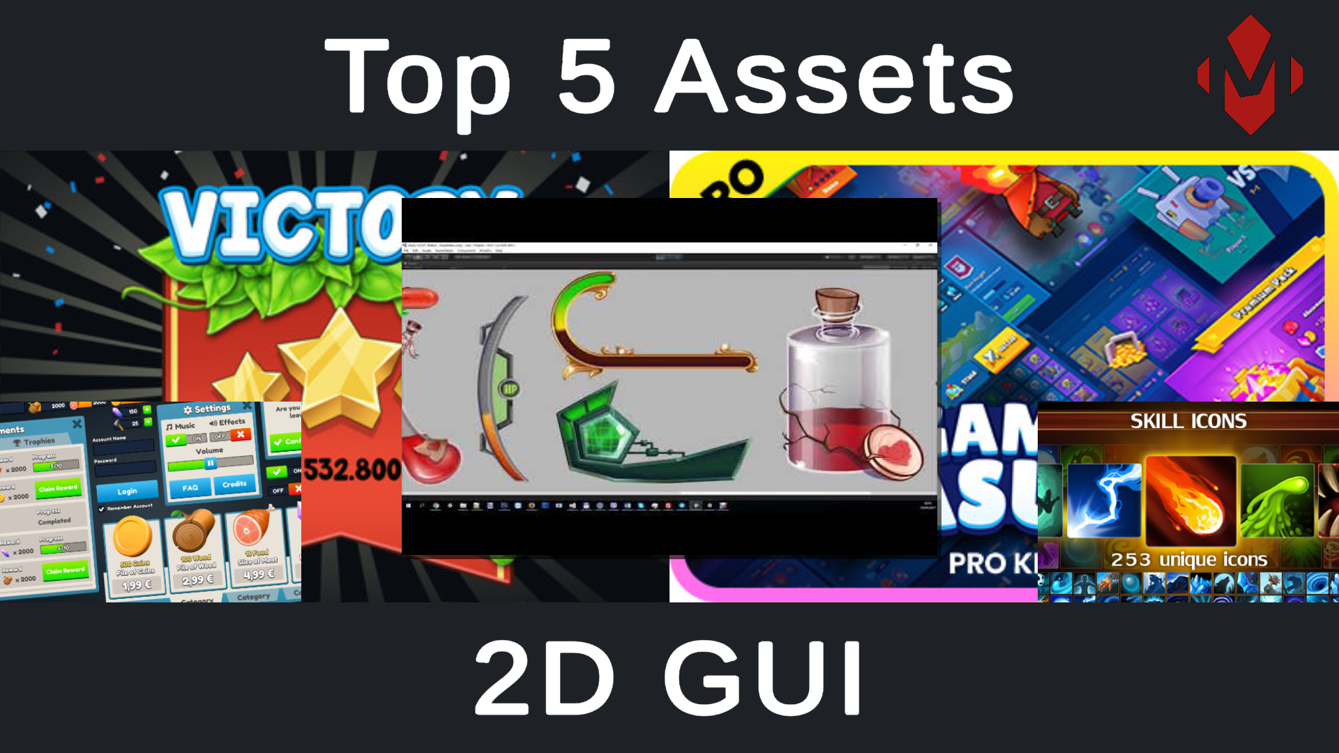 Top 5 Unity Assets - 2D GUI | ProjectMakers - Softwareentwickler aus ...