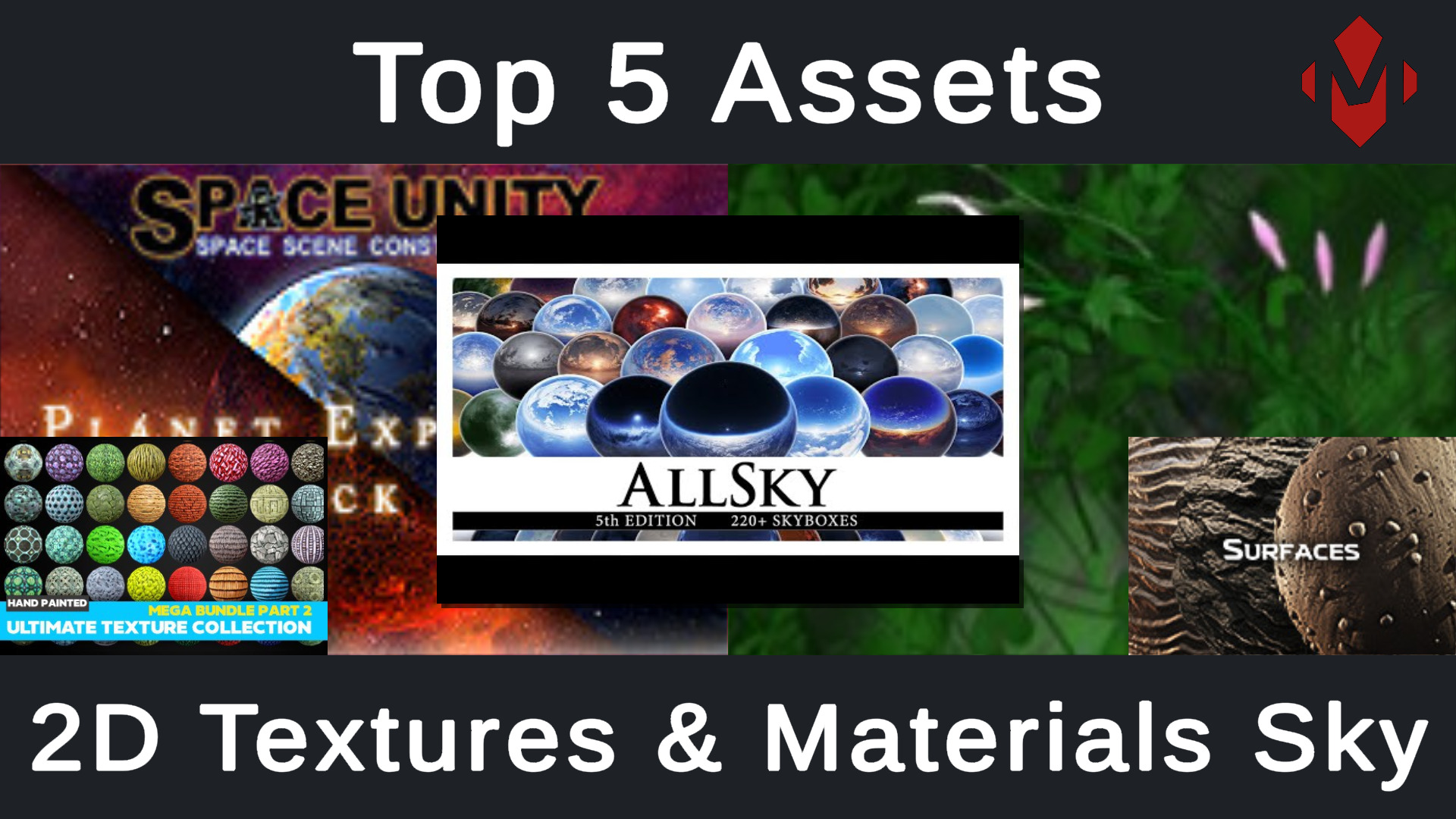 Top 5 Unity Assets - 2D Textures & Materials Sky | ProjectMakers ...