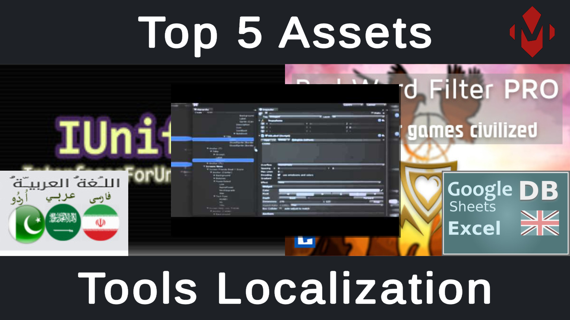 Top 5 Unity Assets - Tools Localization | ProjectMakers - Softwareentwickler aus Leidenschaft